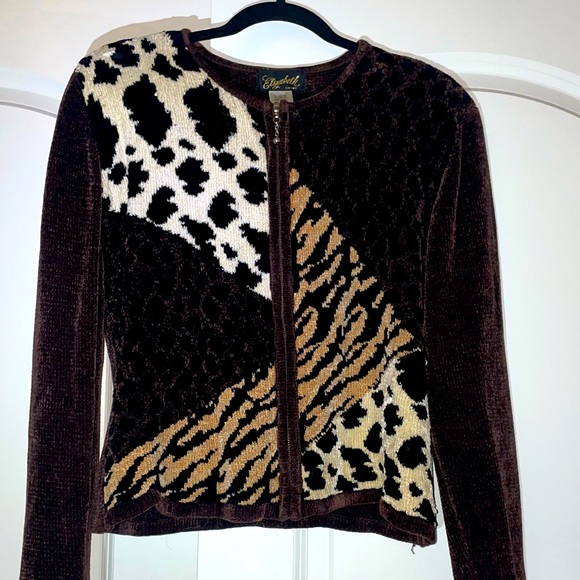 Jackets & Coats | Mixed Animal Print Fullzip Jacket | Poshmark